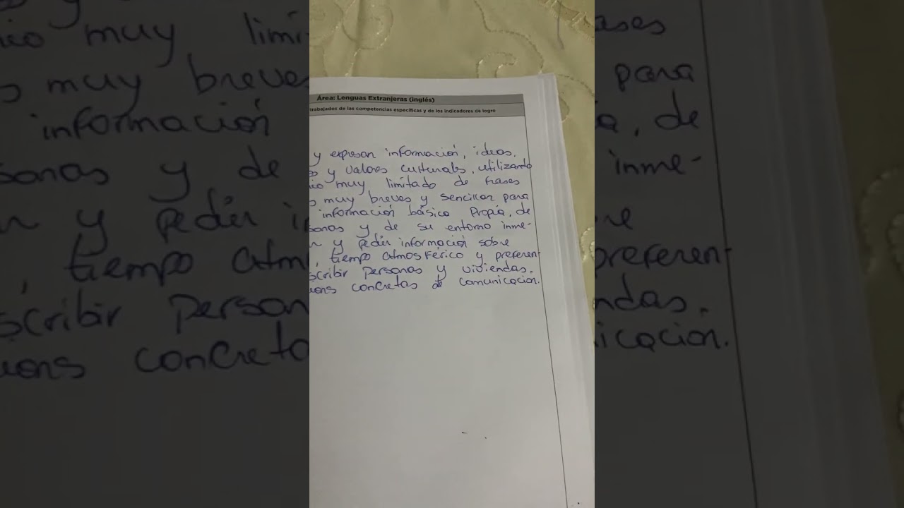 Registro quinto grado