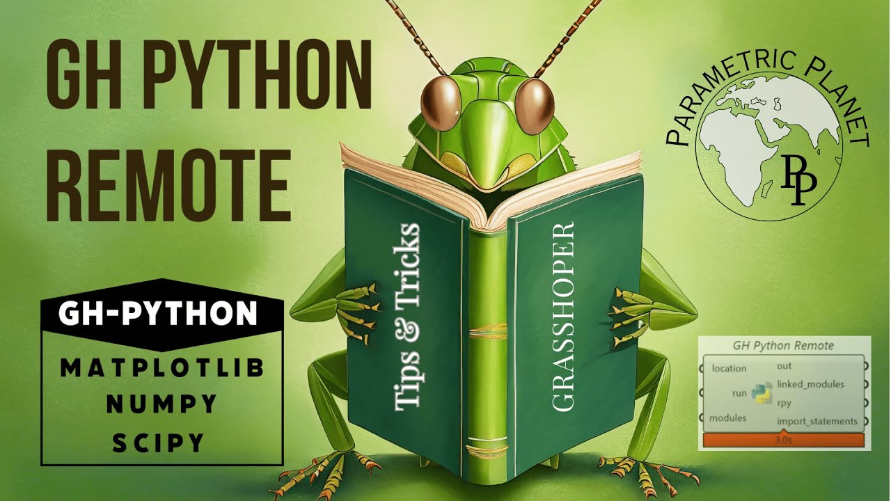 Tips & Tricks: How to install GH Python Remote Plug-in for Rhino-Grasshopper #grasshoppers #python