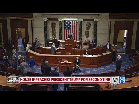 House impeaches Pres. Trump on incitement of insurrection charge