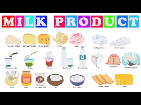 Dairy Food | English Vocabulary With Picture | Easy English Learning Process