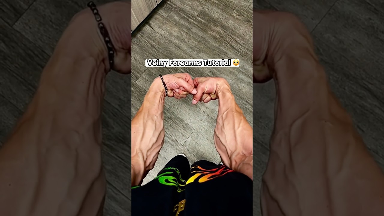 Veiny Forearms Tutorial 😈 [2024]  #veins #handgripper #amazonfinds