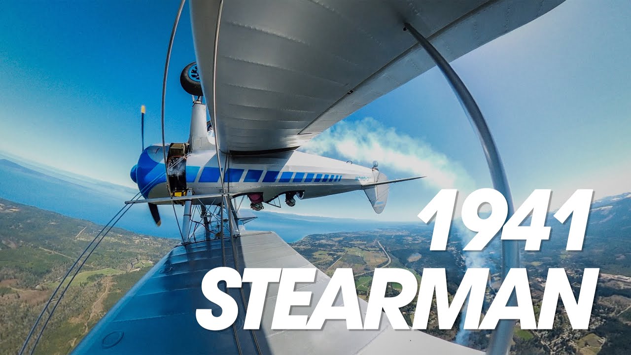 1941 Boeing Stearman Aerobatics