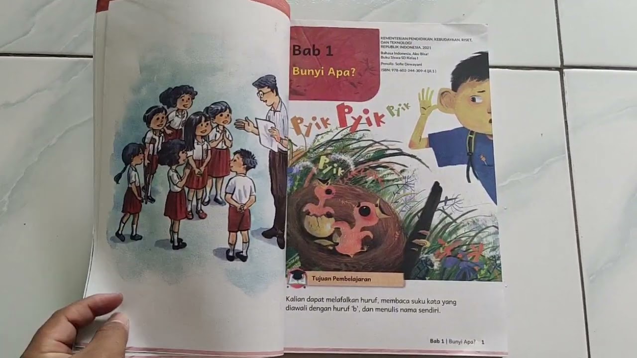 Distributor/Penyedia/Supplier/Agen/Jual Buku Kurikulum Merdeka Bahasa Indonesia Kelas 1
