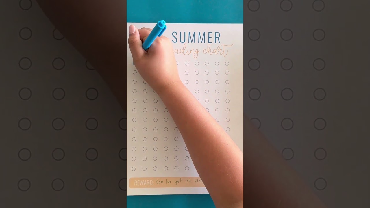 Summer Reading Chart Free Printable