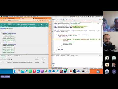 Jos Warmer and Anneke Kleppe on 'Freon: A Low level entry to language engineering' - demonstration