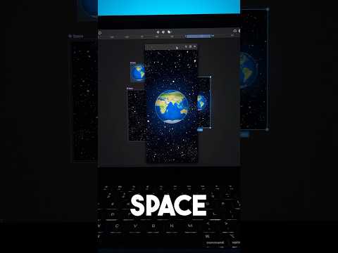 3D animation of the Earth in space using #figma 🌏