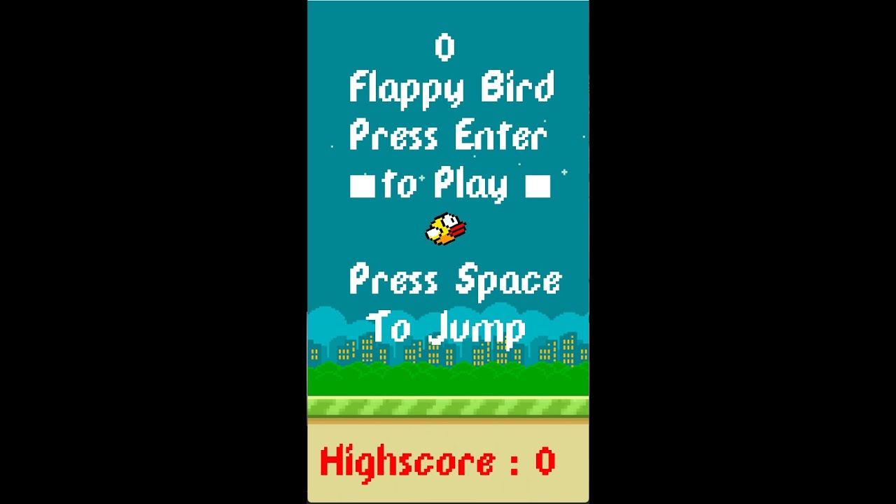Flappy Bird - Remake on Python (GitHub in the description)