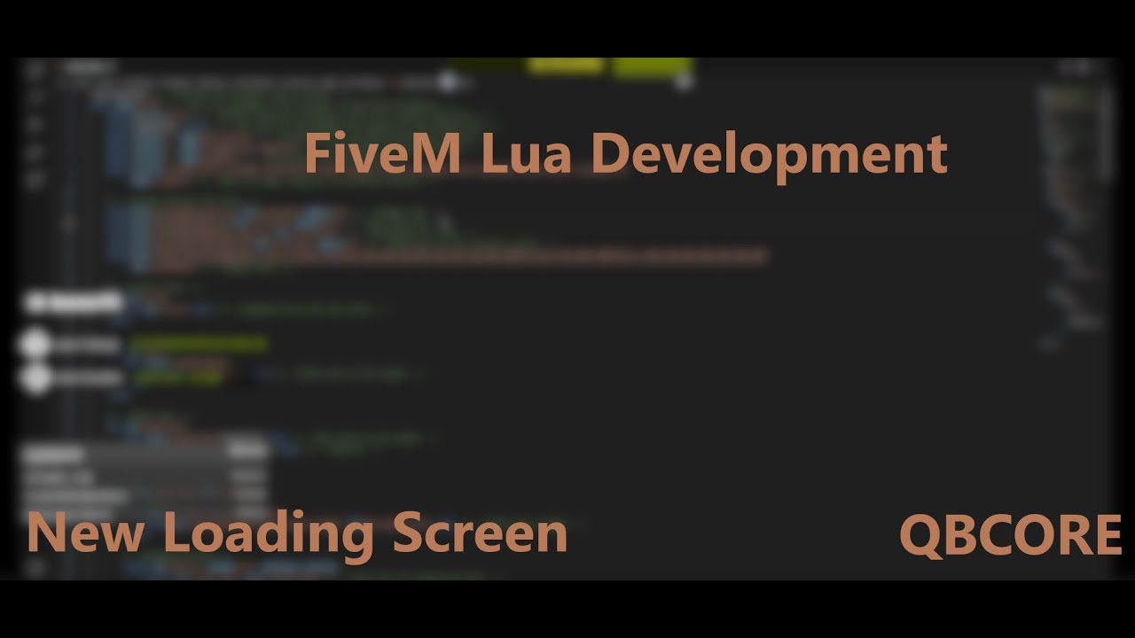 QBCORE **FREE** Loading Screen | Episode 4 | FiveM Tutorial 2025 |