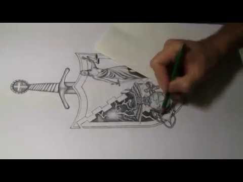Semper Fidelis Justice - Time Lapse Art Video by DKS