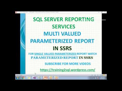 Learn 14 MULTI VALUED PARAMETERIZED REPORT IN SSRS | Multi Value Parameter in SSRS - Mind Luster