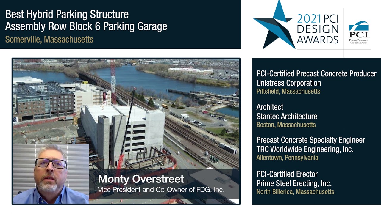 2021 PCI Design Awards Winner: Assembly Row Block 6 Parking Garage