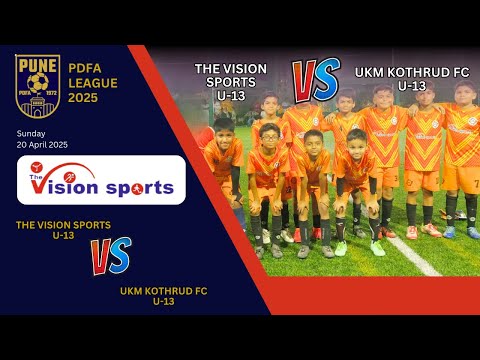 The Vision Sports VS UKM Kothrud FC | PDFA League