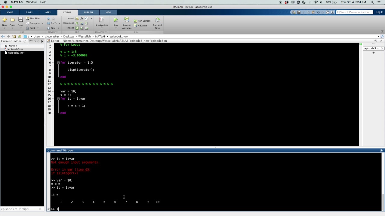 MATLAB/psychtoolbox guide