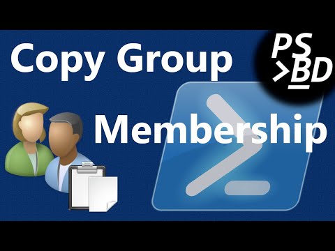 Copy Group Membership (Mirror Permissions) for Active Directory Users with PowerShell