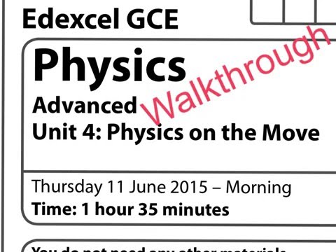 EDEXCEL A2 PHYSICS Unit 4 June 2015 Part 1 (MC)