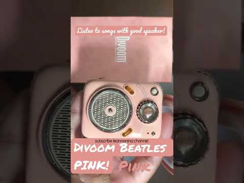 Divoom Beatles PINK ! Cute Mini Radio Speaker