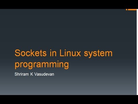 Sockets in Linux System Programming