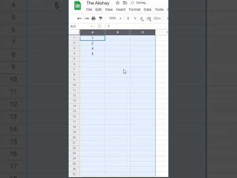 Hide Unhide Rows and Columns in Google Sheets