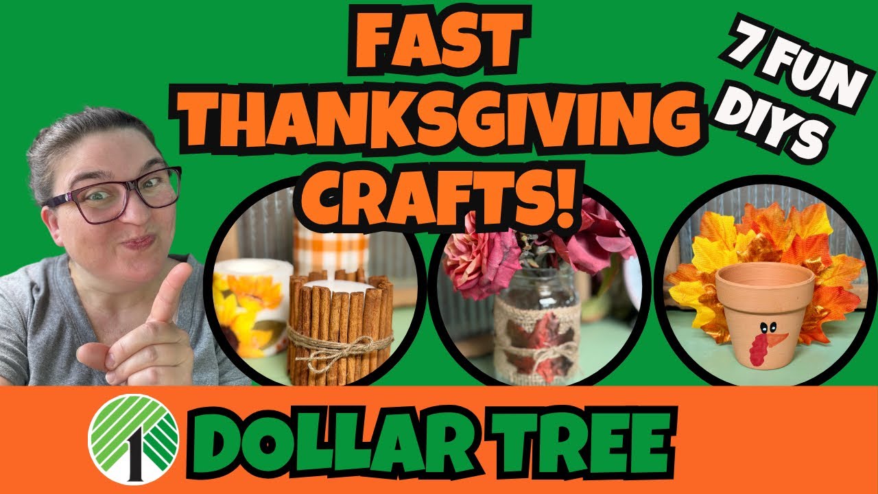 7 Super FAST & EASY Thanksgiving Decor Ideas (All from Dollar Tree!) 
