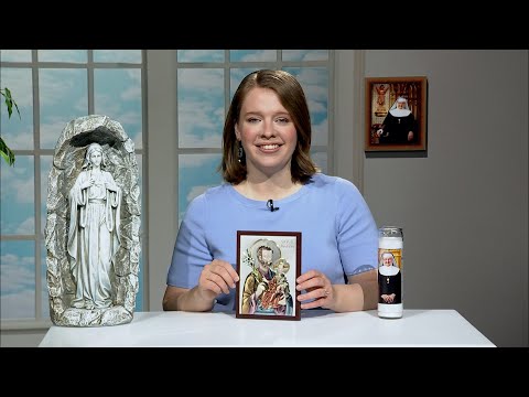 EWTN RELIGIOUS CATALOGUE - 2024-04-29 - IMMACULATE HEART OF MARY SOLAR LED GARDEN STATUE