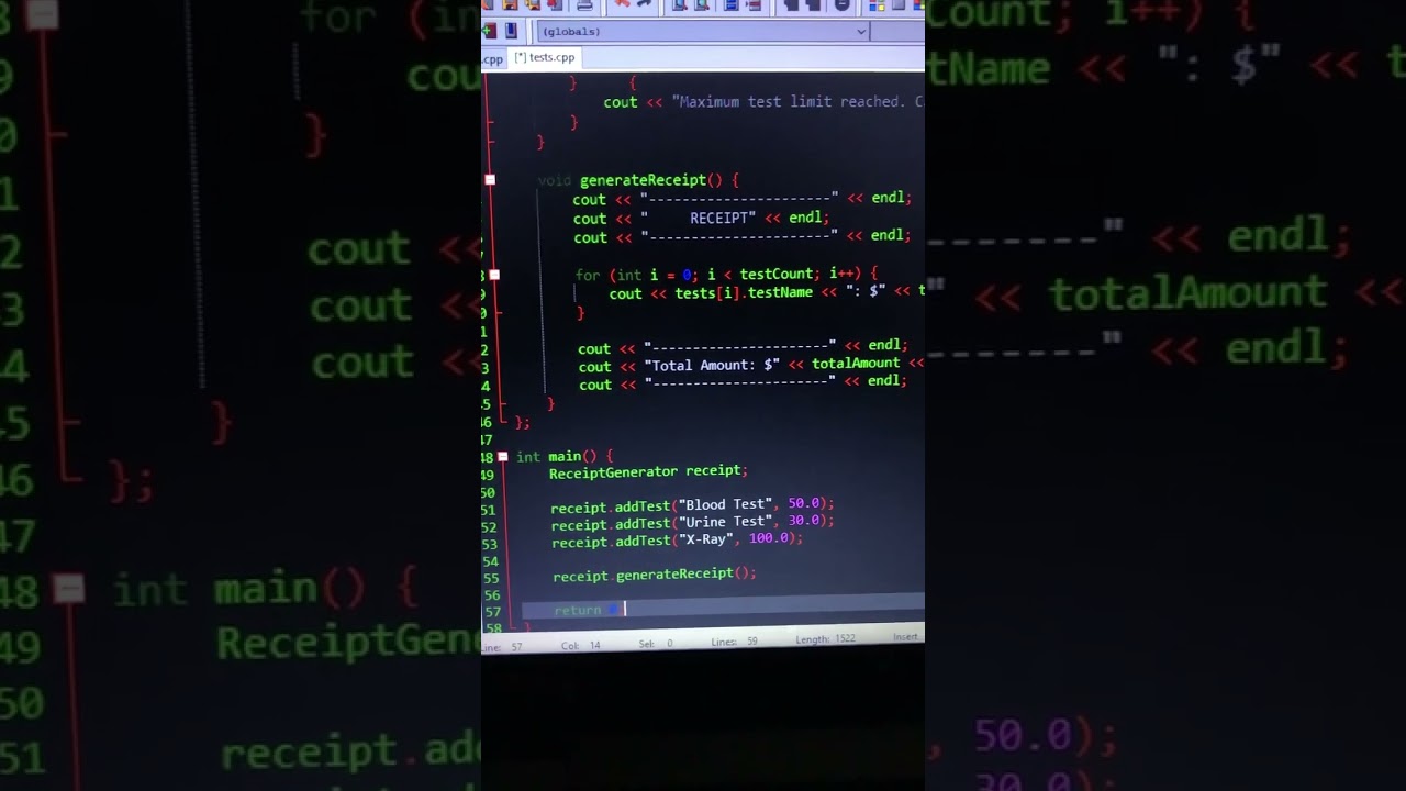 medical tests c++ #cpp #coding #code #coderstokyo #codingninja #codemasters #codinglife #coders