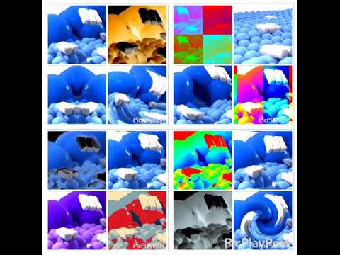 16 samsung logo balls in mega photo