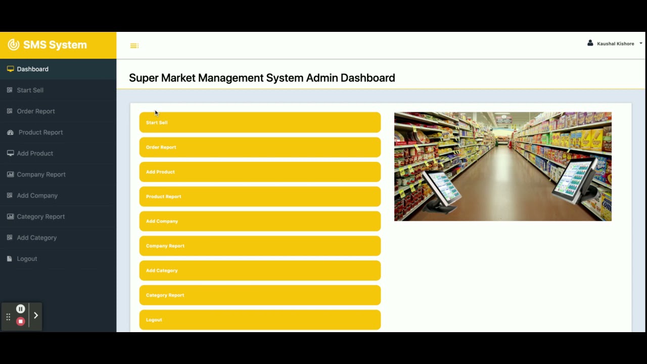 Super Market Management System | Spring Boot Angular Project Tutorial | Spring Boot CRUD Project