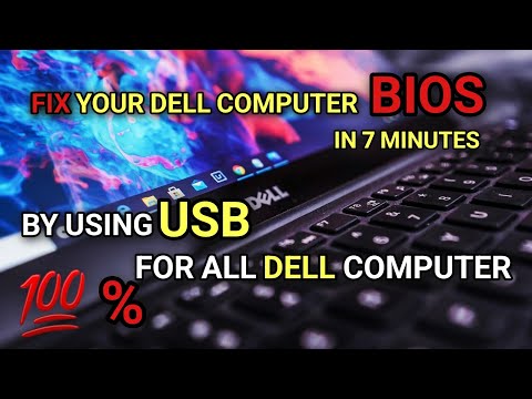 How to update any DELL BIOS 2022 step by step | DELL screen blask | #dell #computer #bios