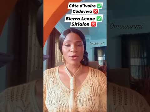 Côdevwa❌ ❗CÔTE D'IVOIRE ✔️ STOP THAT MISPRONUNCIATION‼️