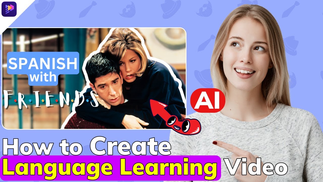 How I Create Language Learning Videos With AI! Fast & Easy | AI Content Creation Tutorial