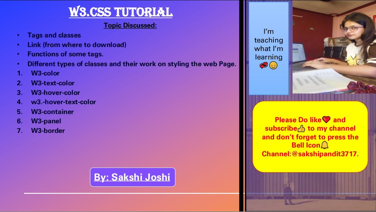 W3.CSS  first Demo class.