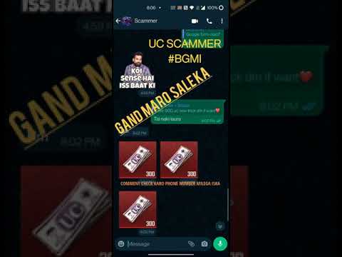 BGMI UC SCAMMER #pubg#bgmi#scammer#ucscam #ucscam#savefromscam#viral #trending#scam#skmallikisalive