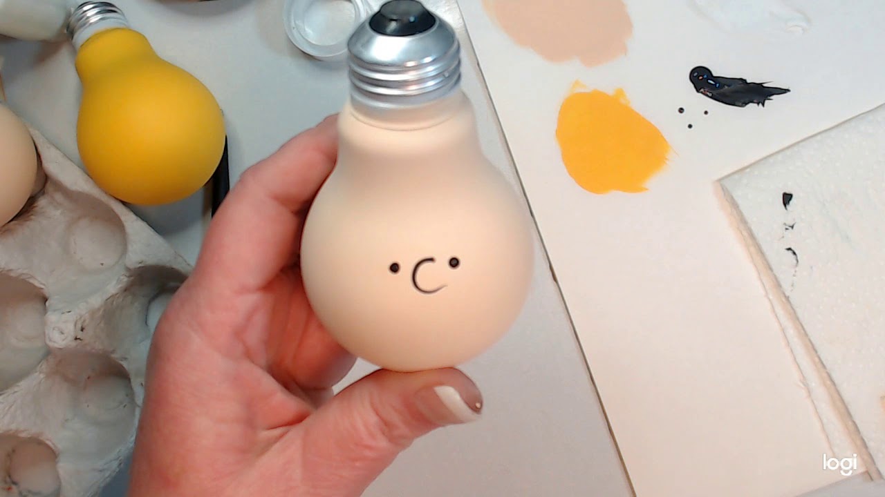 Handpainted Lightbulb Ornaments-Peanuts Gang-Part One