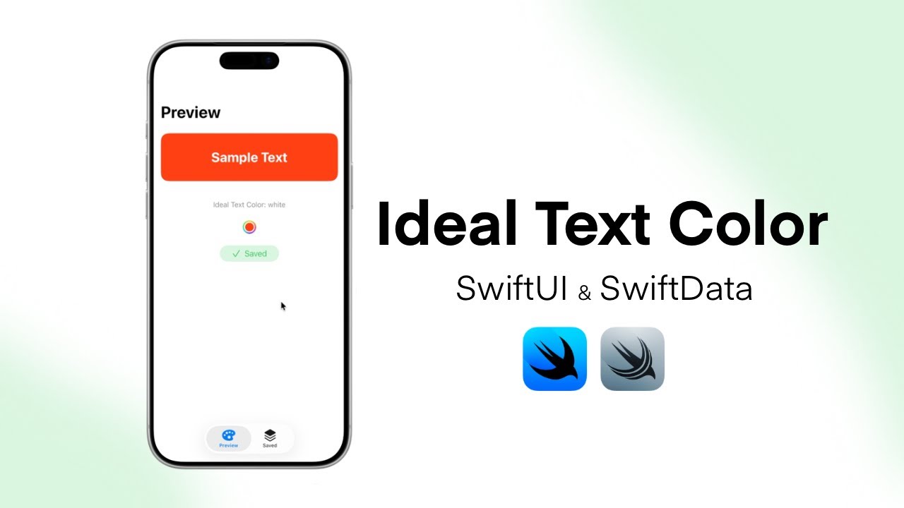 Dynamic Text Color in SwiftUI | Automatically Select Black or White Based on Background Color