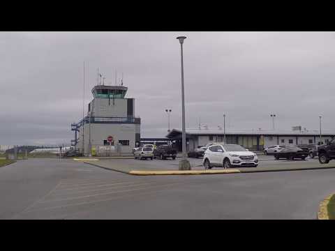 Port Hardy Airport YZT - Driving Around Northern Vancouver Island BC Canada
