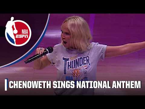Kristin Chenoweth performs the Star-Spangled Banner ahead of Pacers-Thunder Game 7 πΊπΈ | NBA Finals
