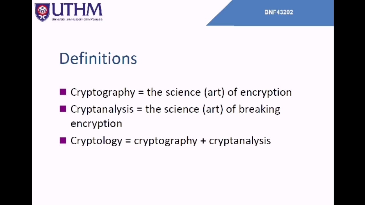 Computer Data Security: Chapter 2 - Basic Cryptography