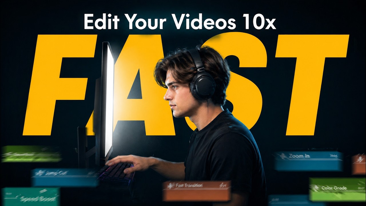 How to edit video 10X Faster using AI (2026 Tutorial)