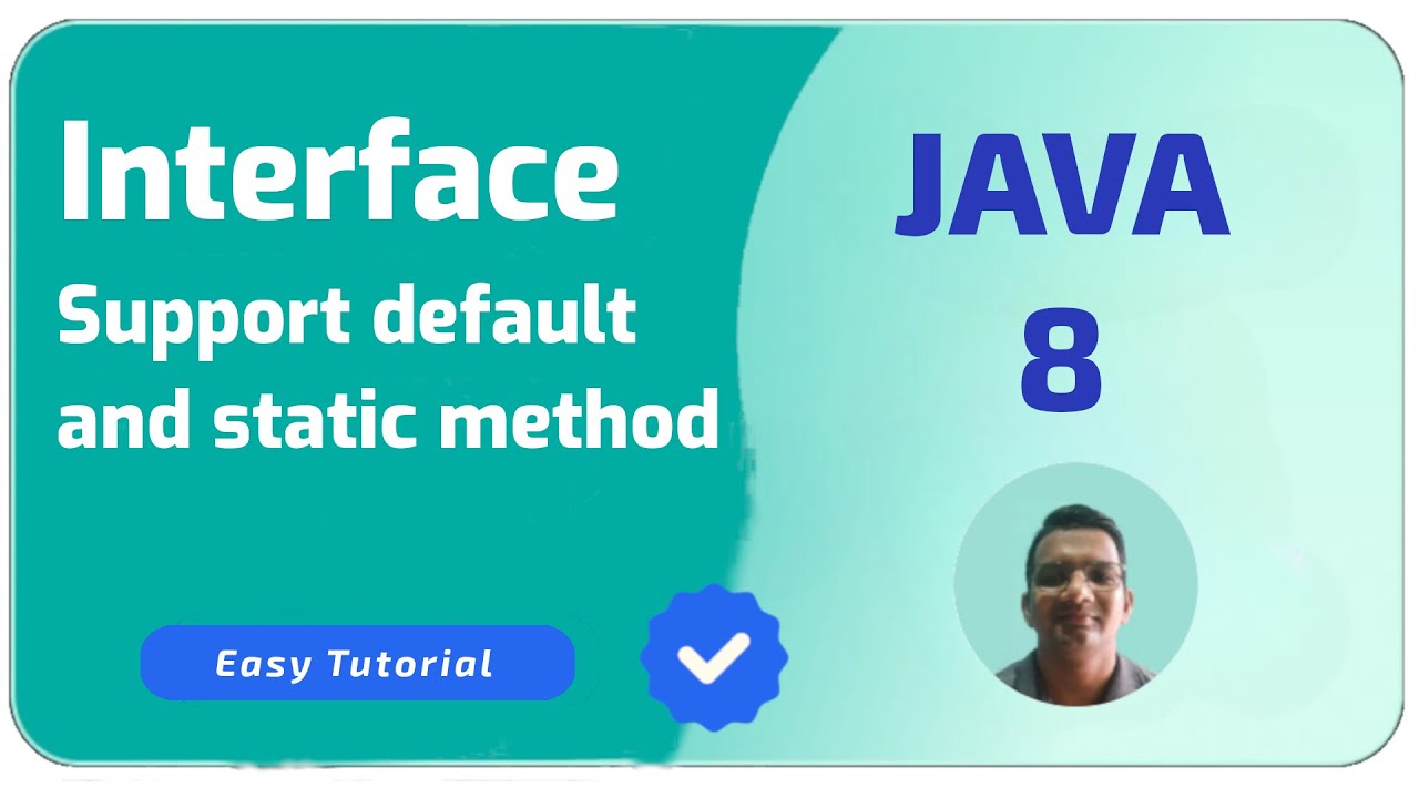 Interface support default and static method | Java 8 Feature| Java Programming