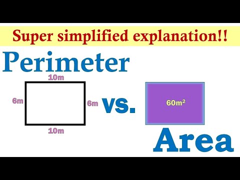 Difference Between Perimeter and Area