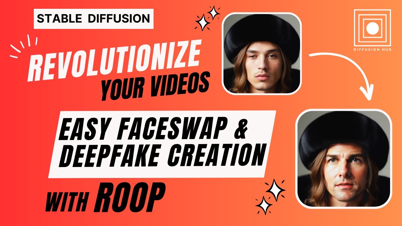 Revolutionize Your Videos: Easy FaceSwap and Deepfake with Roop Stable Diffusion #DiffusionHub