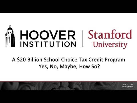A $20 Billion School Choice Tax Credit Program: Yes, No, Maybe, How So?