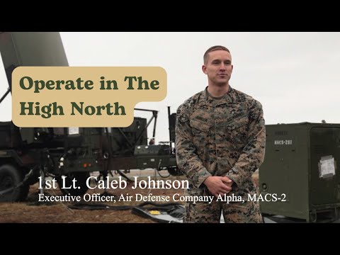 U.S. Marines with Marine Air Control Squadron 2 (MACS-2) Operate in The High North
