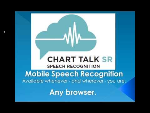 Introducing ChartTalk SR - Medical quality speech recognition in the cloud