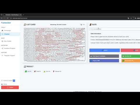 A very good checkerCCV Credit Card Checker