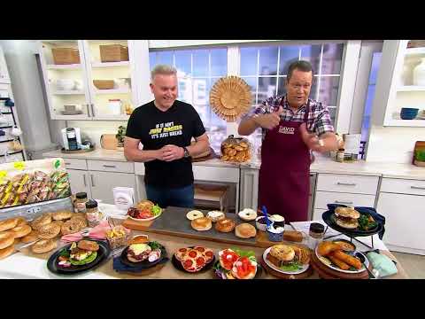 Just Bagels (24) 4 oz. NYC Kettle Boiled Bagel Sampler on QVC