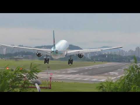 Seoul Gimpo runway view Busiest route in the world to Jeju