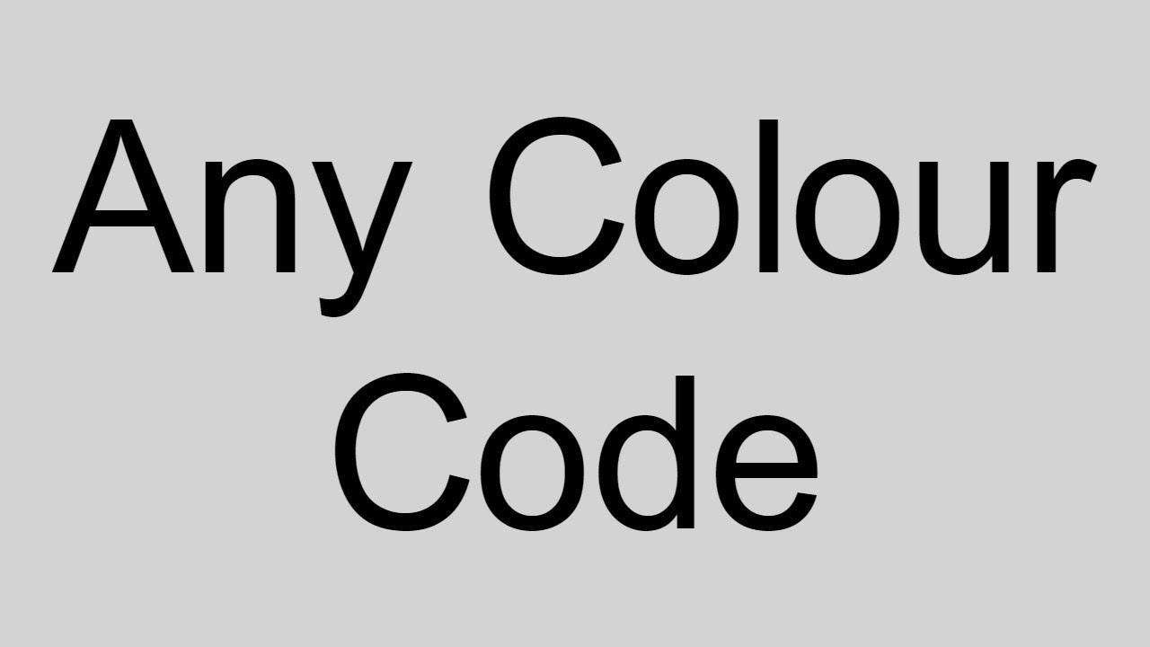 Any HTML Color Codes (colours) [Hindi][Urdu]All Expertness
