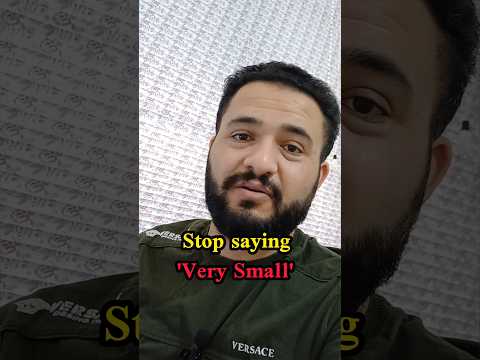 5 Powerful Words to Replace 'very small'!