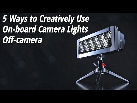 5 Ways To Creatively Use On-board Camera Lights Off-camera